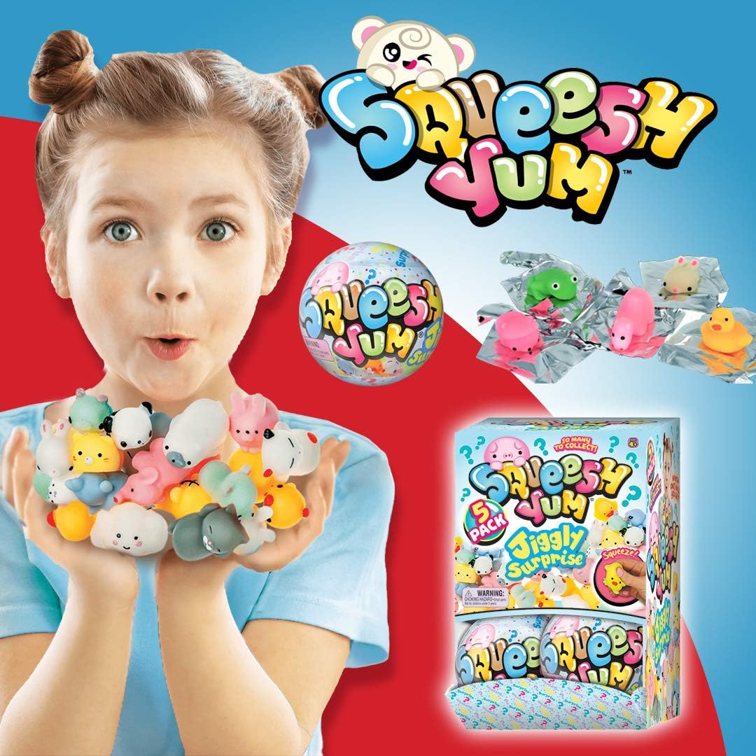 Buy Mochi Squishy Animals Surprise Toys for Girls Collection Squish Yum ...