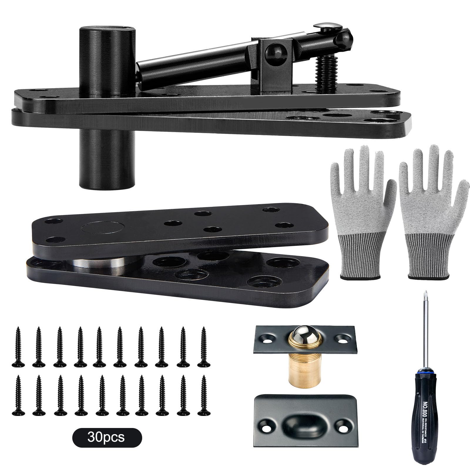 Hidden Door Hinge 573LB Load-Bearing, Tuykay Stainless Steel Heavy Duty ...