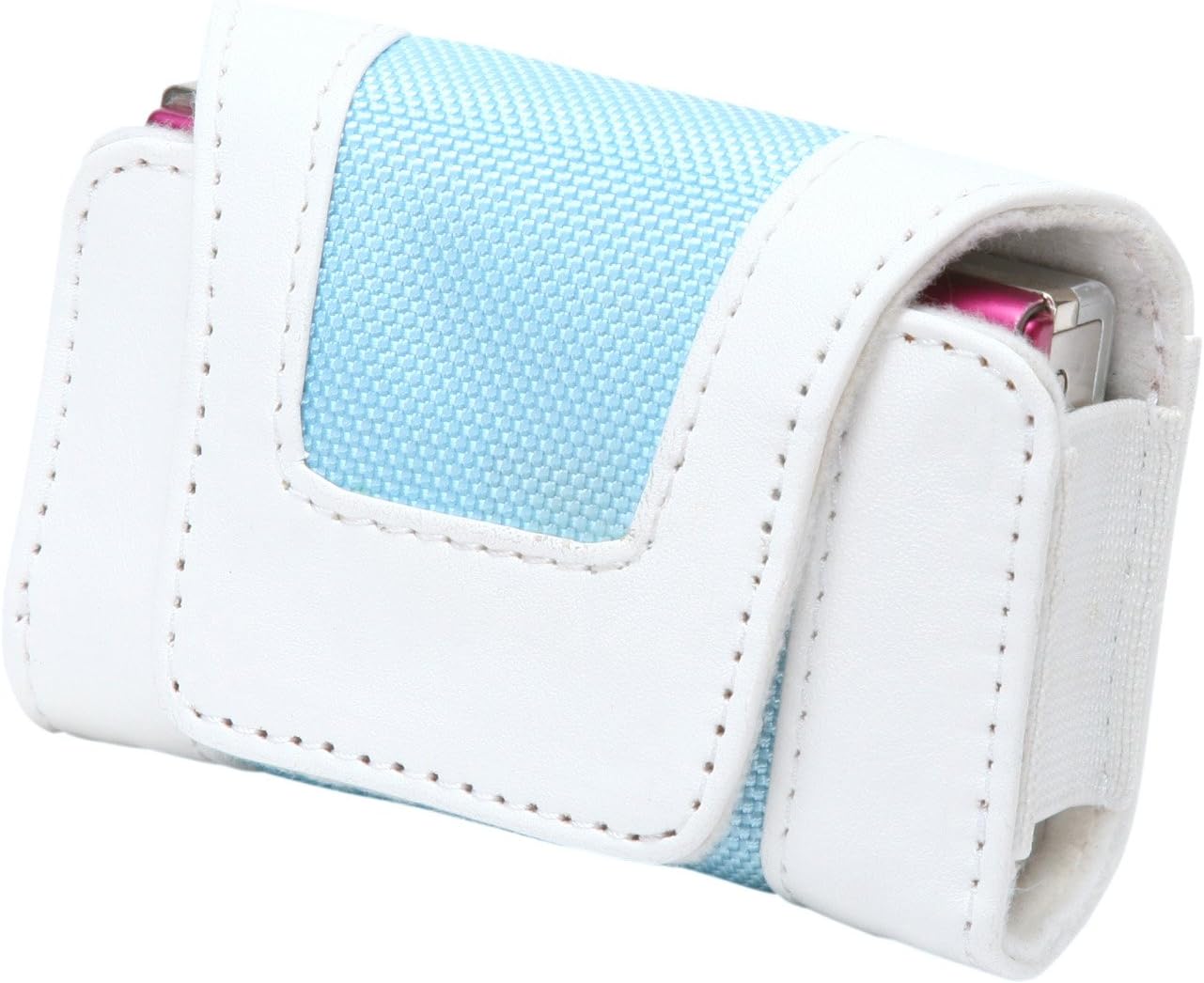 Amazon.co.jp: ETSUMI E-1745 Pixie II Camera Pouch, Light Blue/White ...