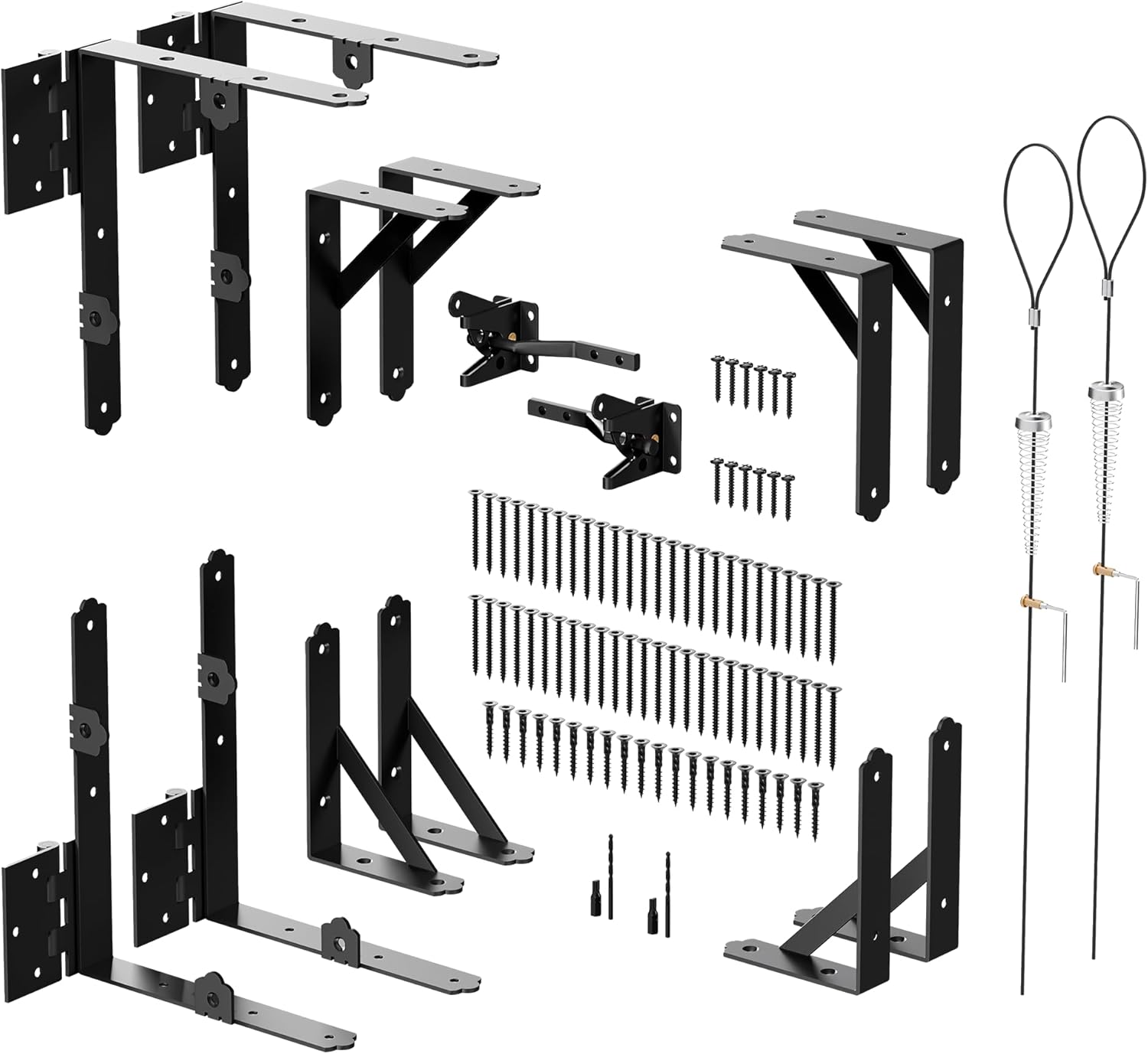 URDOGSL Heavy Duty Anti Sag Gate Kit with Upgraded Gate Hardware Kit ...