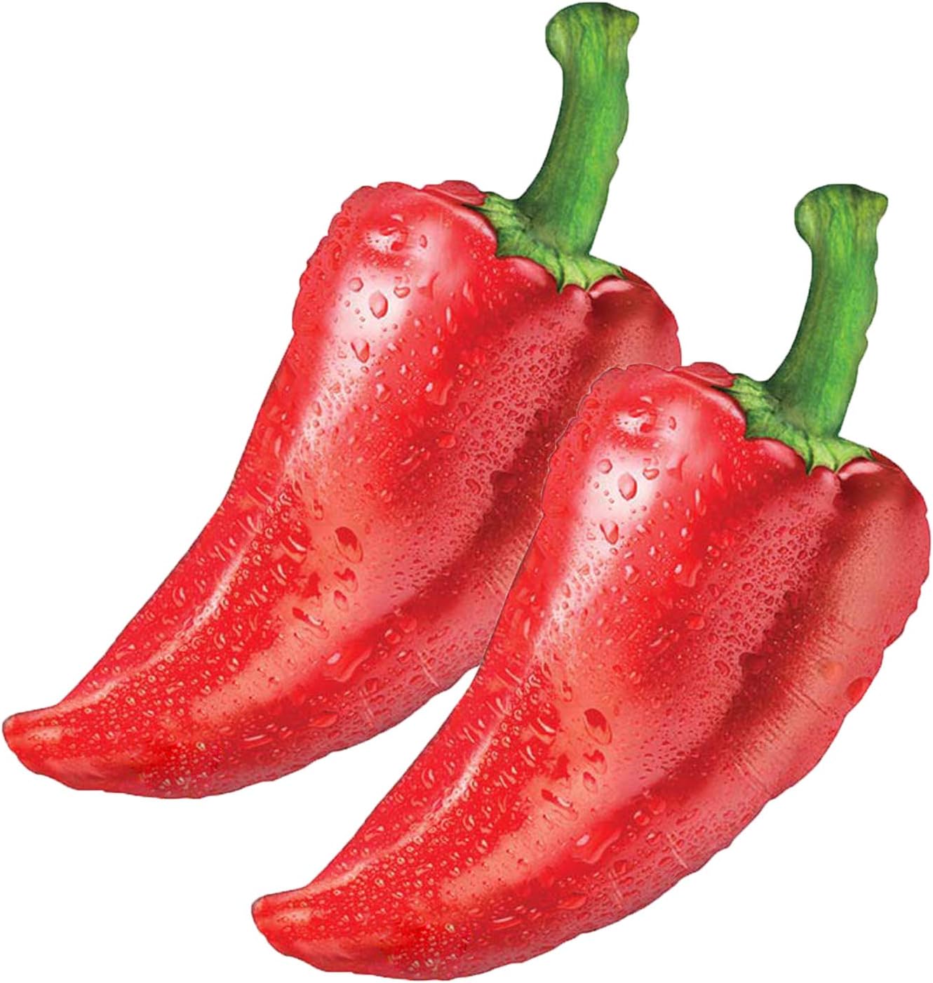 Amazon.com: Set of 2 Realistic Red Chili Pepper Jumbo 40" Cinco de Mayo ...