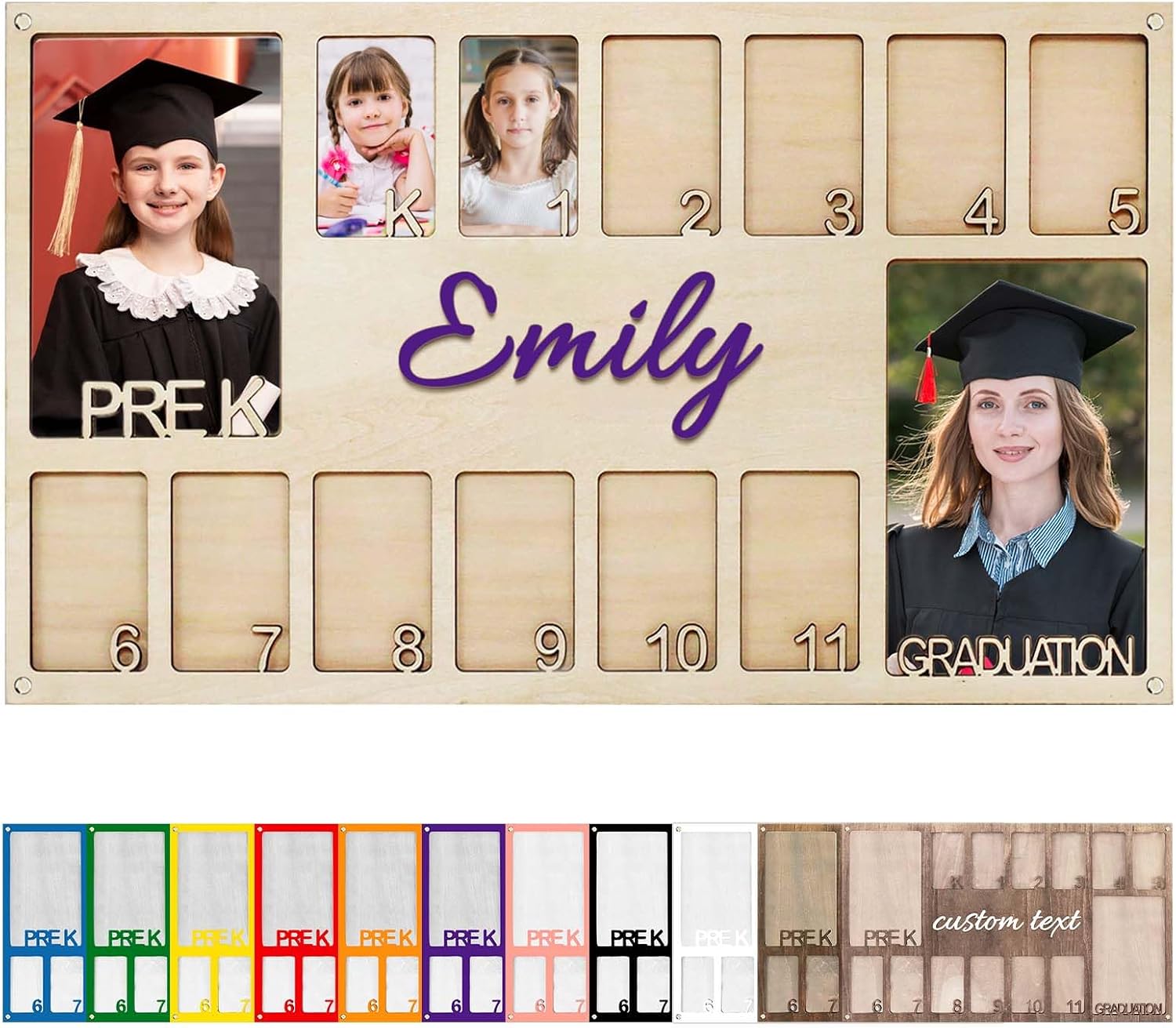 Amazon.com - LOFART School Picture Frame Pre-K to 12 Personalized ...
