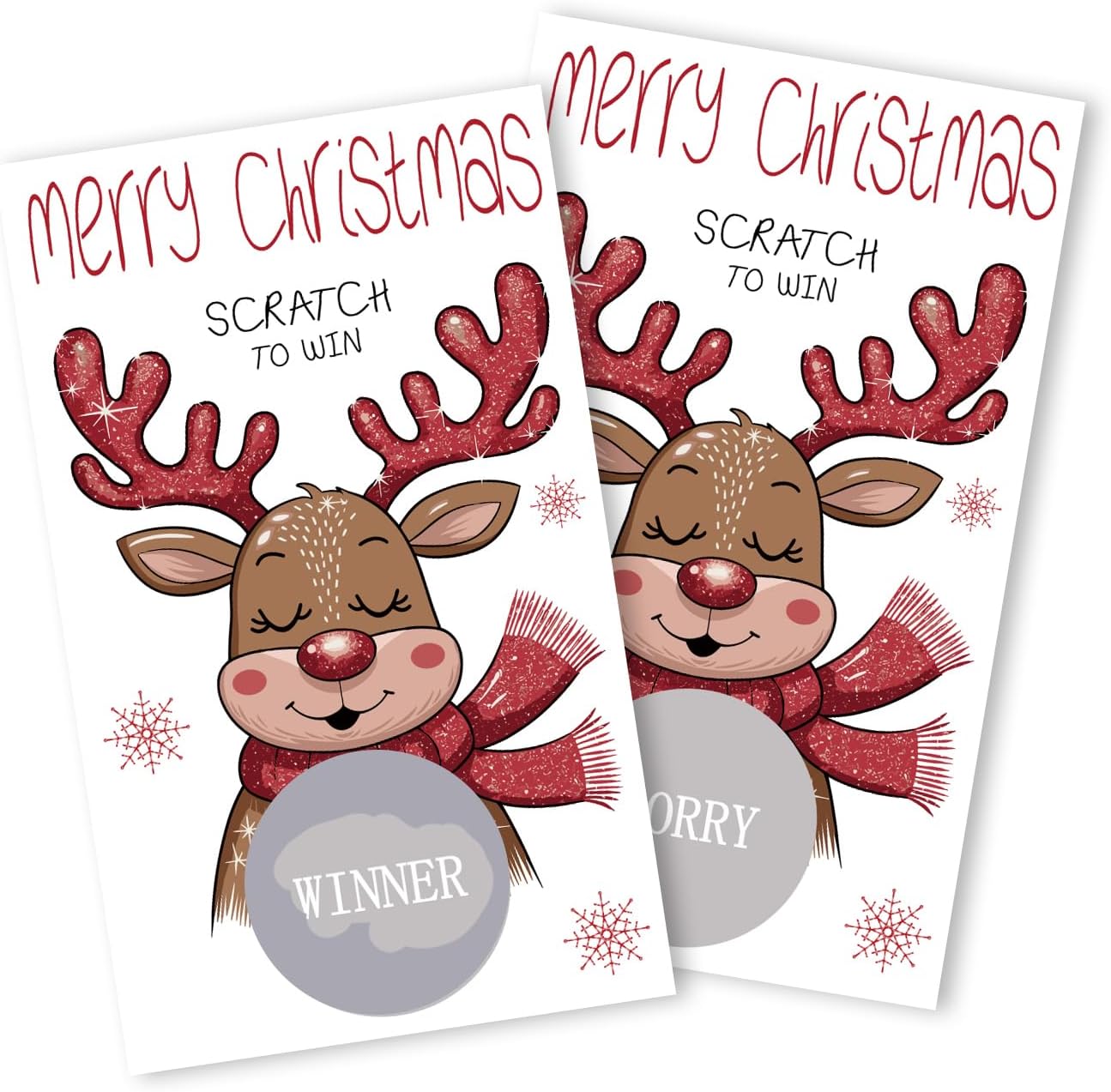 Amazon.com: Christmas Scratch Off Cards, Games Prize Ideas for Santa ...
