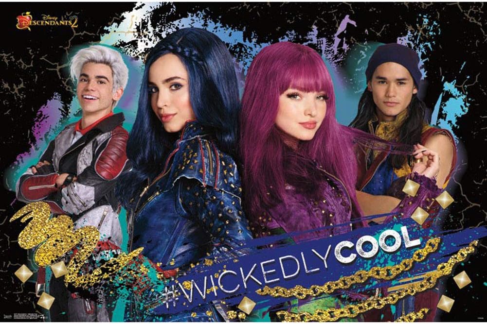 Amazon.com: Trends International Disney Descendants 2 - Wickedly Cool ...