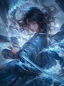 Amazon.com: Female Swordsman Cross Stitch Kits for Adults Beginners Pre ...