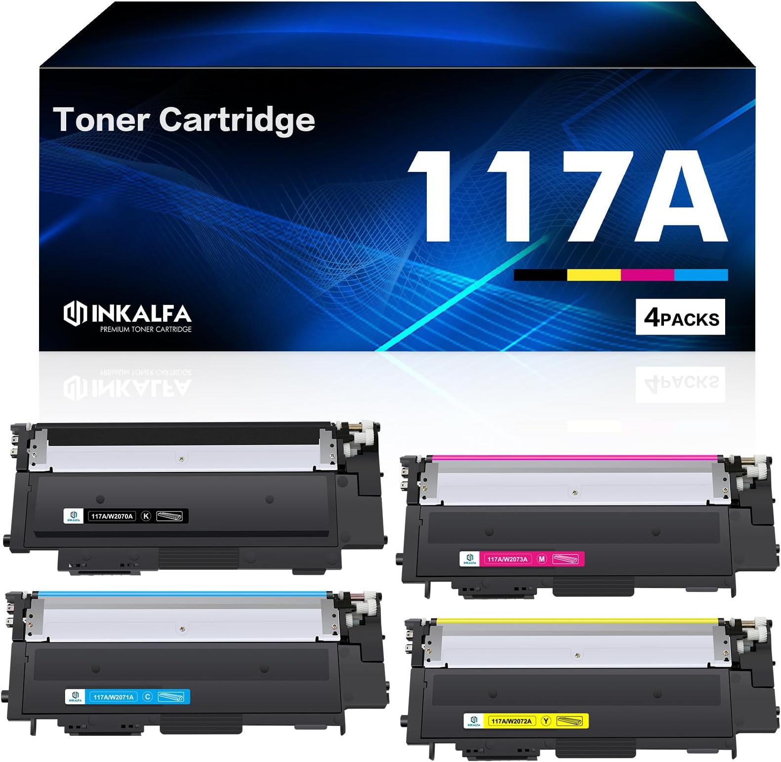 HP W2073A 117A Original Laser Toner Cartridge, Magenta, Single Pack ...