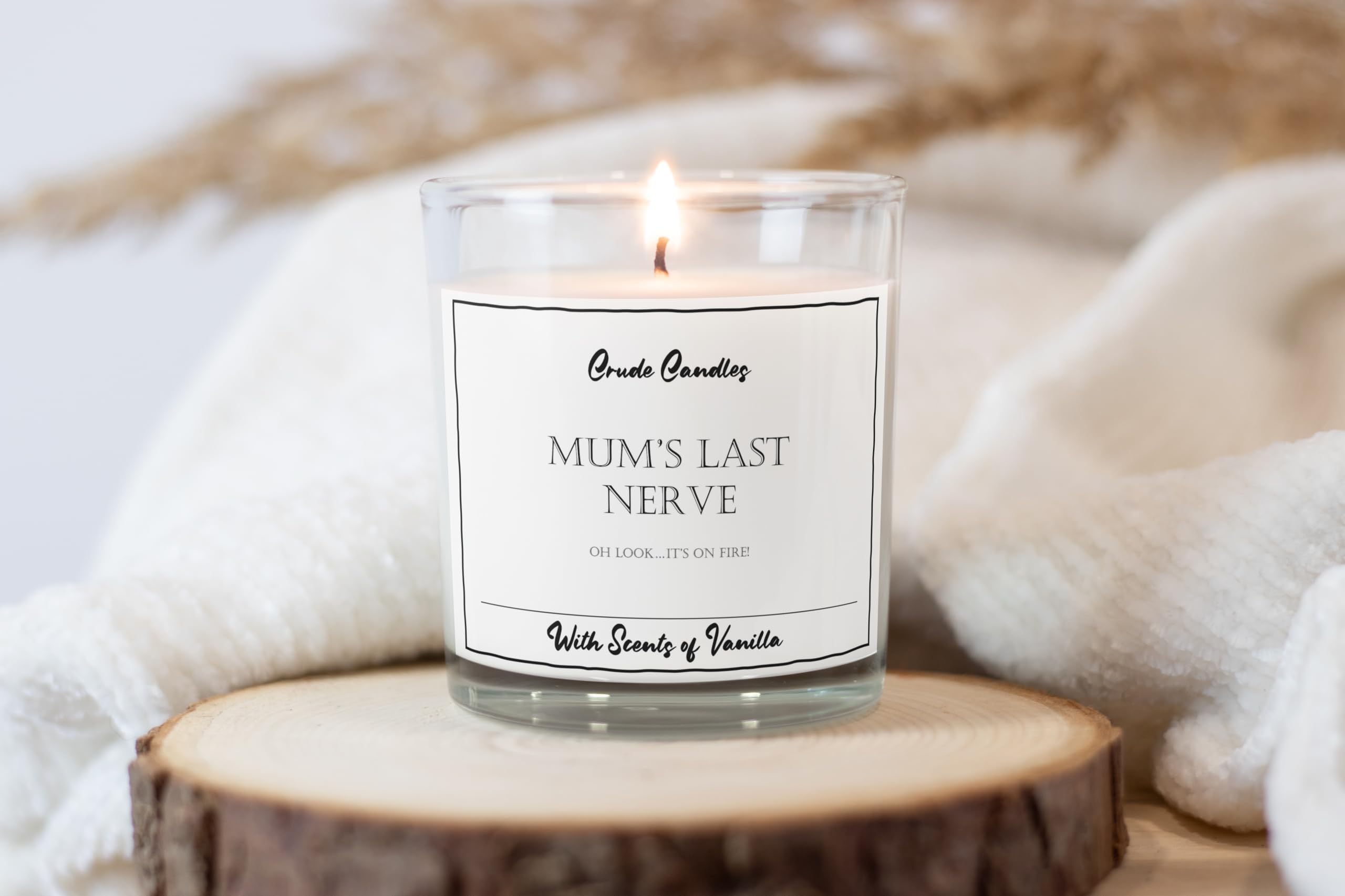 Gift for Mum | Mums's Last Nerve Candle Label | Funny Gift | Mothers ...