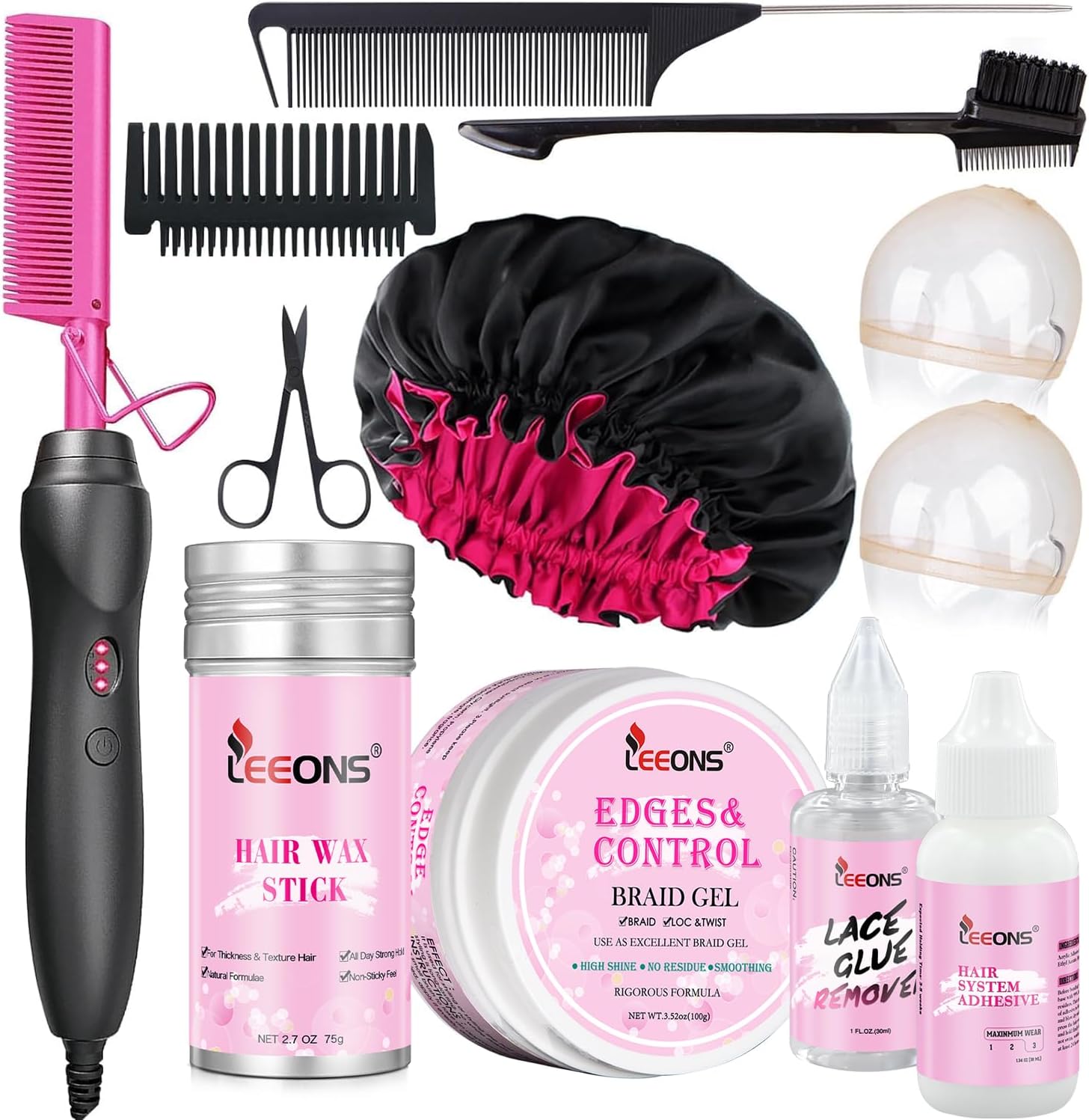 Amazon.com : Hot Comb Hair Straightener Heat Pressing Combs - Ceramic ...