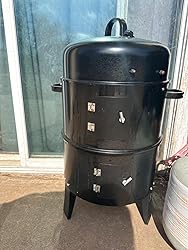 Amazon.com : RYHOFOUD 19Inch Round Charcoal Smoker Grill,Heavy-Duty BBQ ...