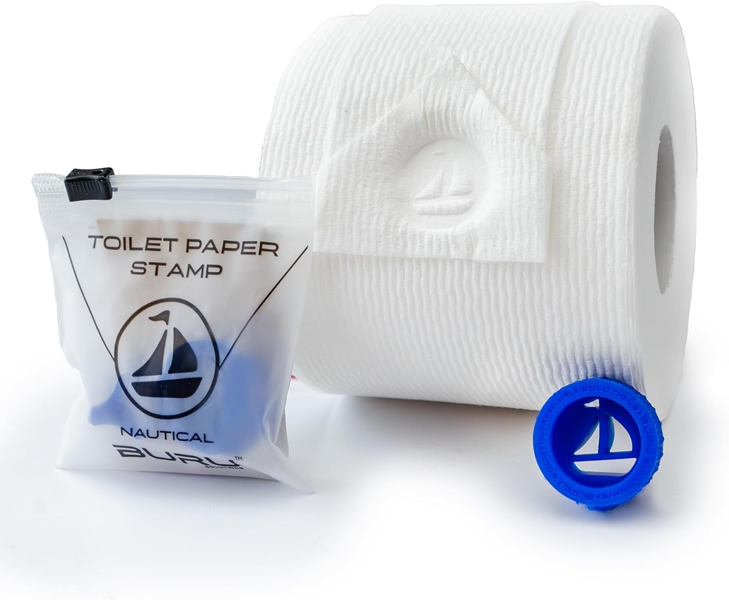 Amazon.com: BURU SOLUTIONS Toilet Paper Stamp Nautical (Sailboat) - Add ...