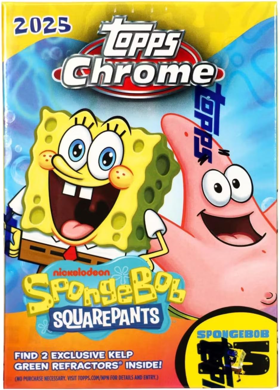 Amazon.com: 2025 Topps Chrome Spongebob Squarepants 25th Anniversary ...