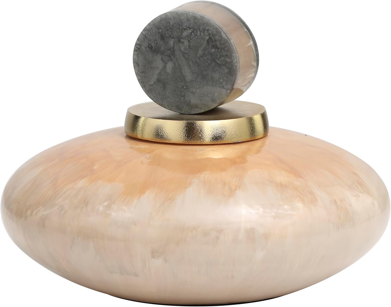 Amazon.com: Deco 79 Glass Geometric Living Room Decorative Jars Ombre ...