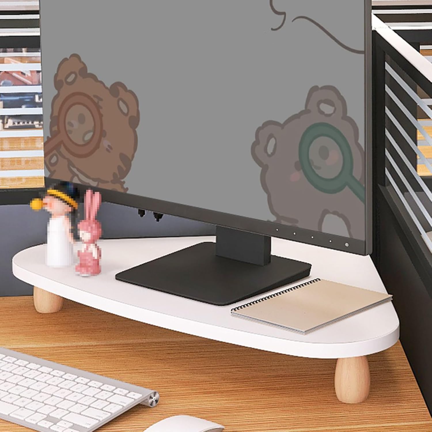 Amazon.com: Corner Monitor Stand Corner Stand for Computer, Home Office Monitor Organizer ...