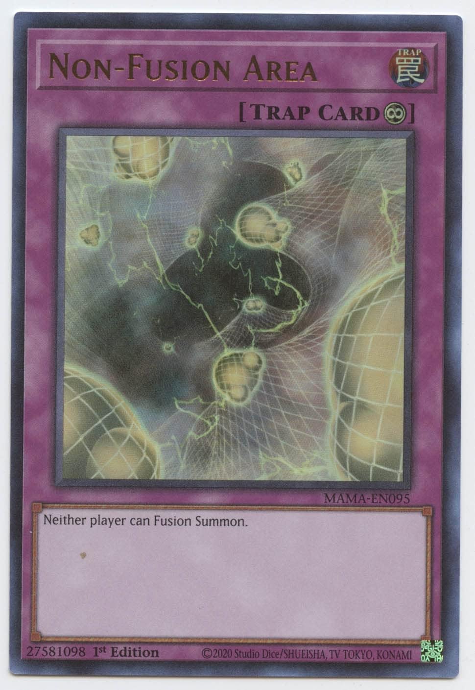Amazon.com: Non-Fusion Area - MAMA-EN095 - Ultra Rare - 1st Edition ...