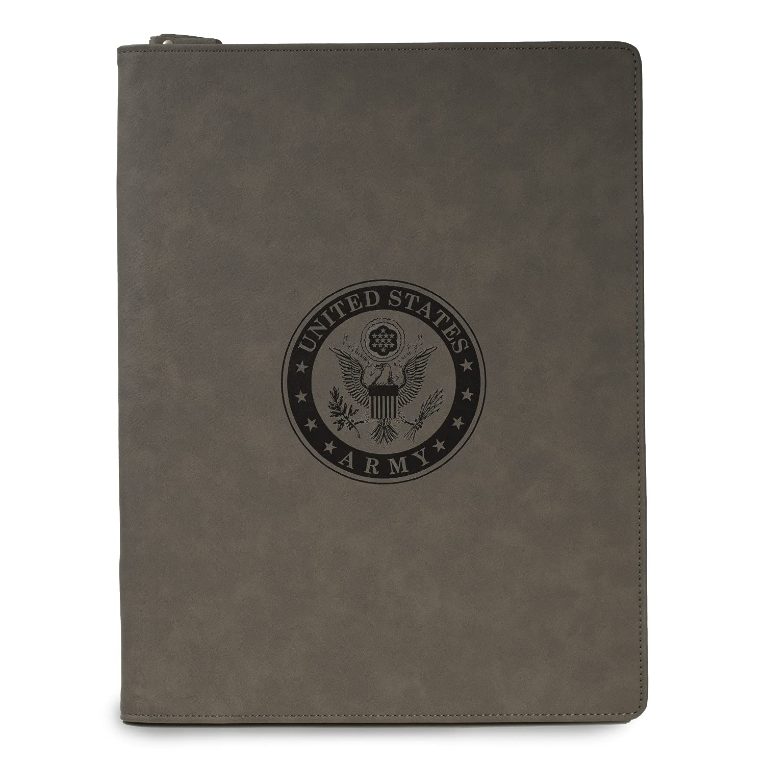 Amazon.com : US Army Multi-Compartment Zippered Padfolio, US Army ...