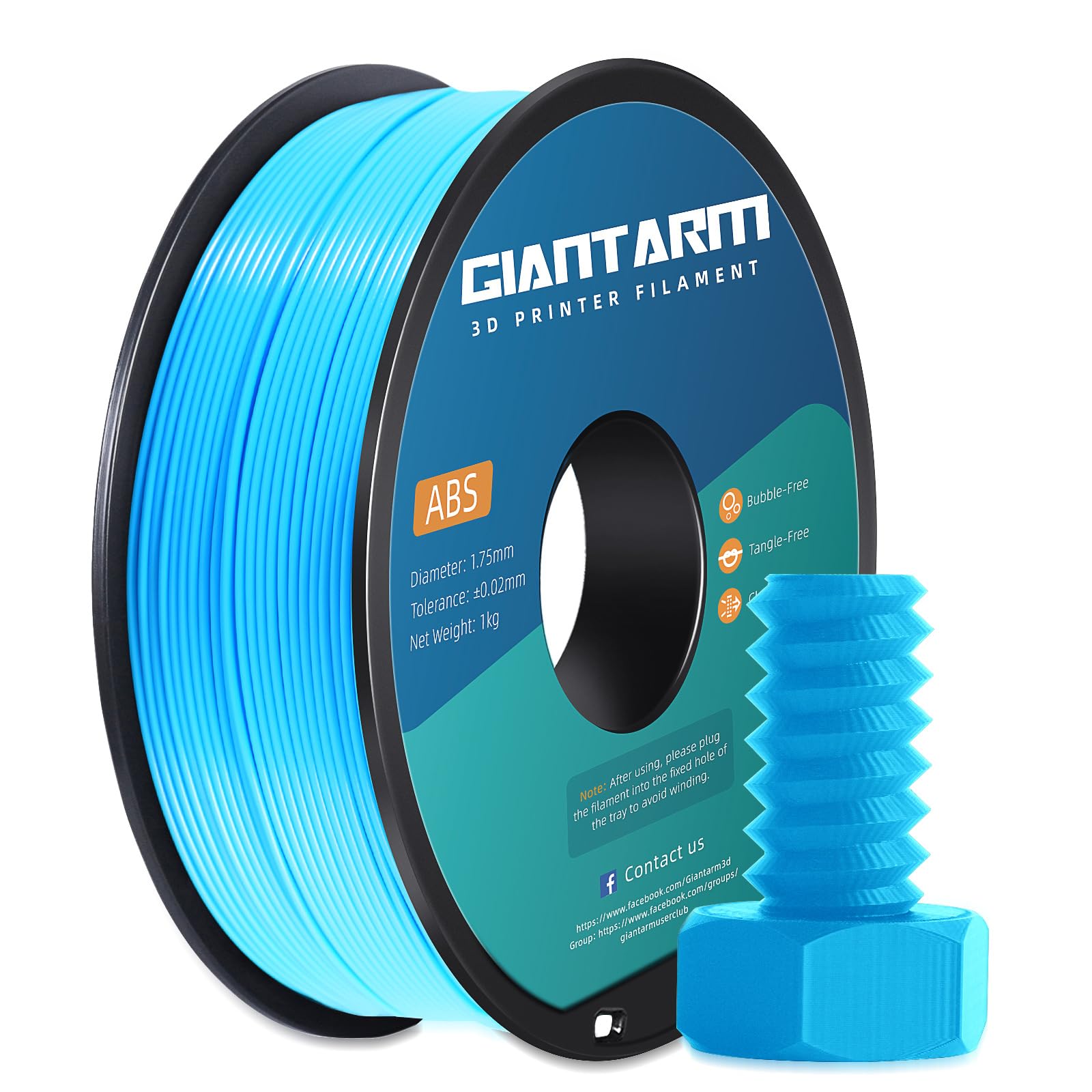 Snapklik.com : GIANTARM ABS Filament 1.75mm,3D Printer Filament 1KG ...