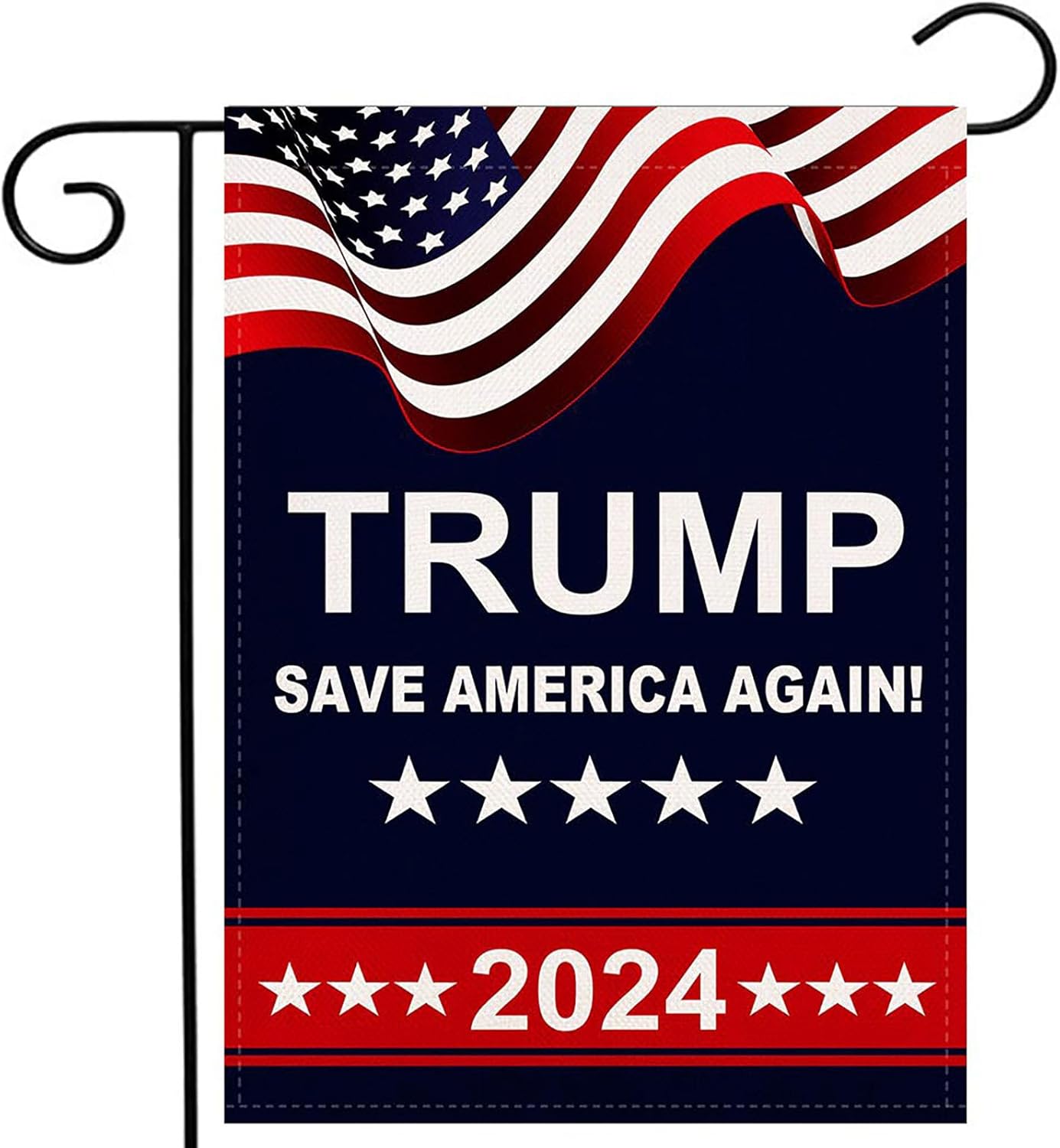Amazon.com : IOppWin Garden Flags Trump 2024 Flag, Trump Save America ...