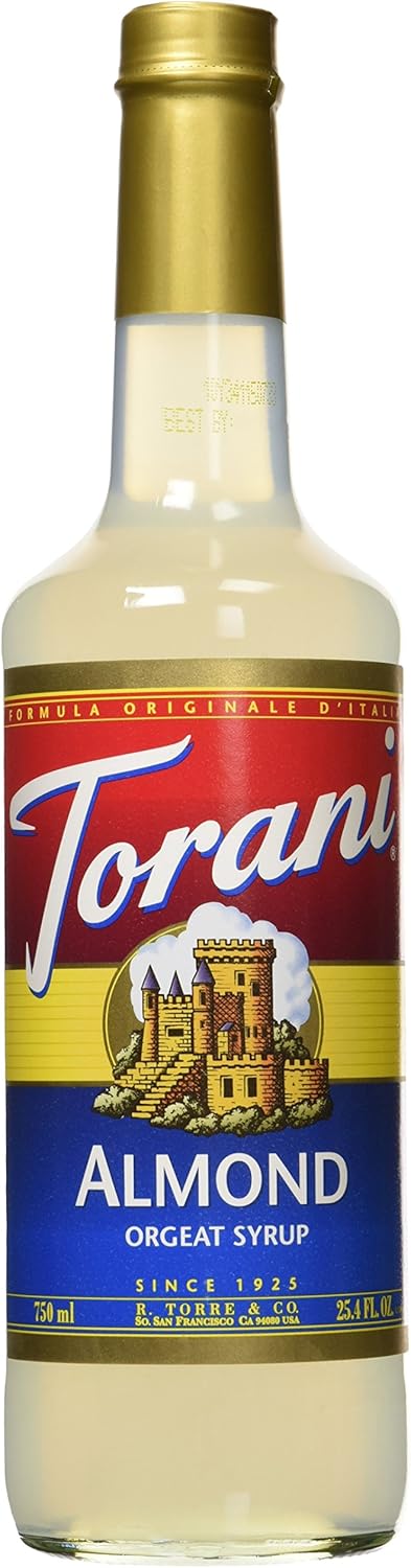 Torani Almond (Orgeat) Flavour Syrup 750 Milliliter : Amazon.ca ...