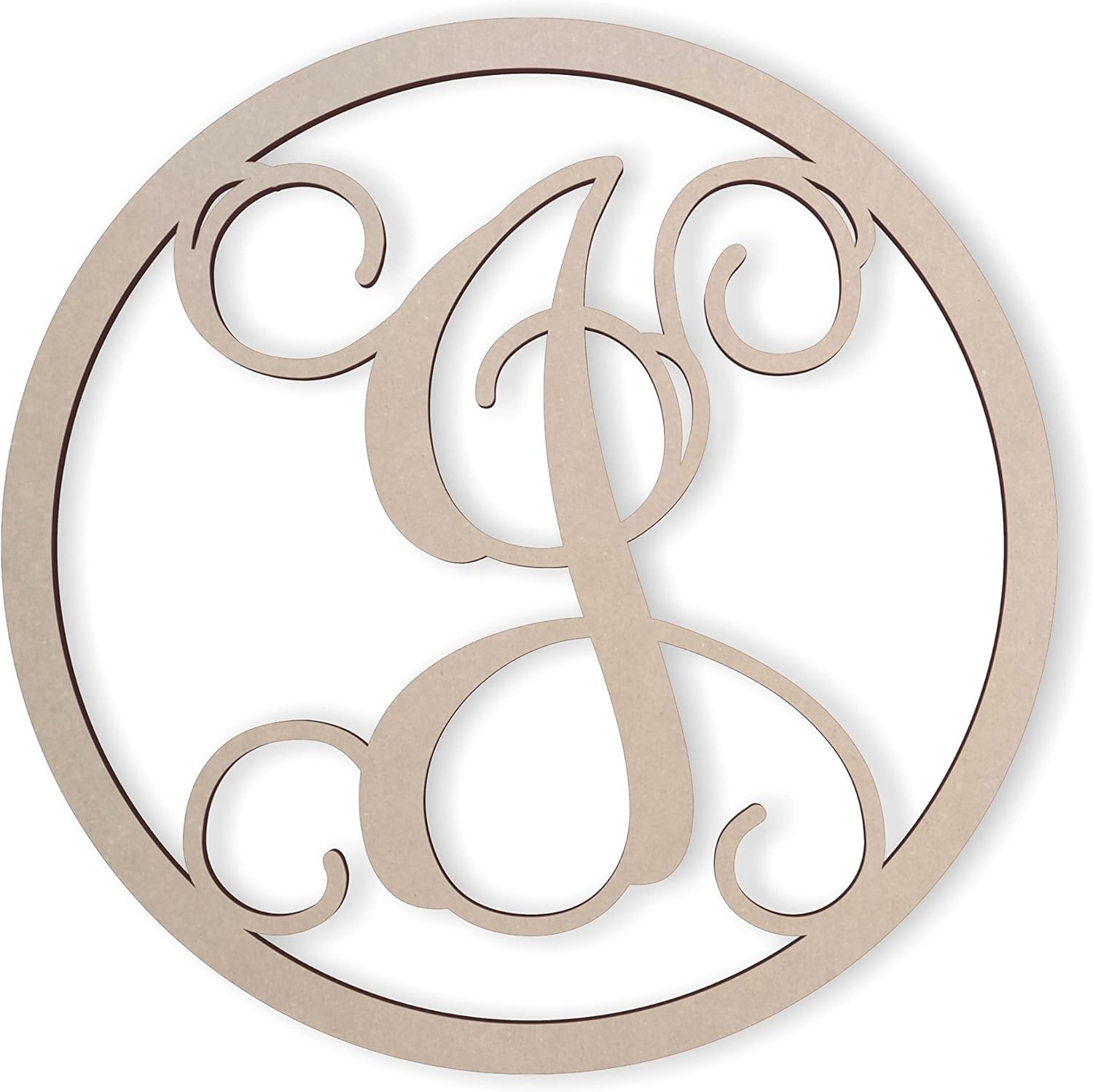 Amazon.com: Wooden Letters by Jess and Jessica Cursive Wood Letter for ...