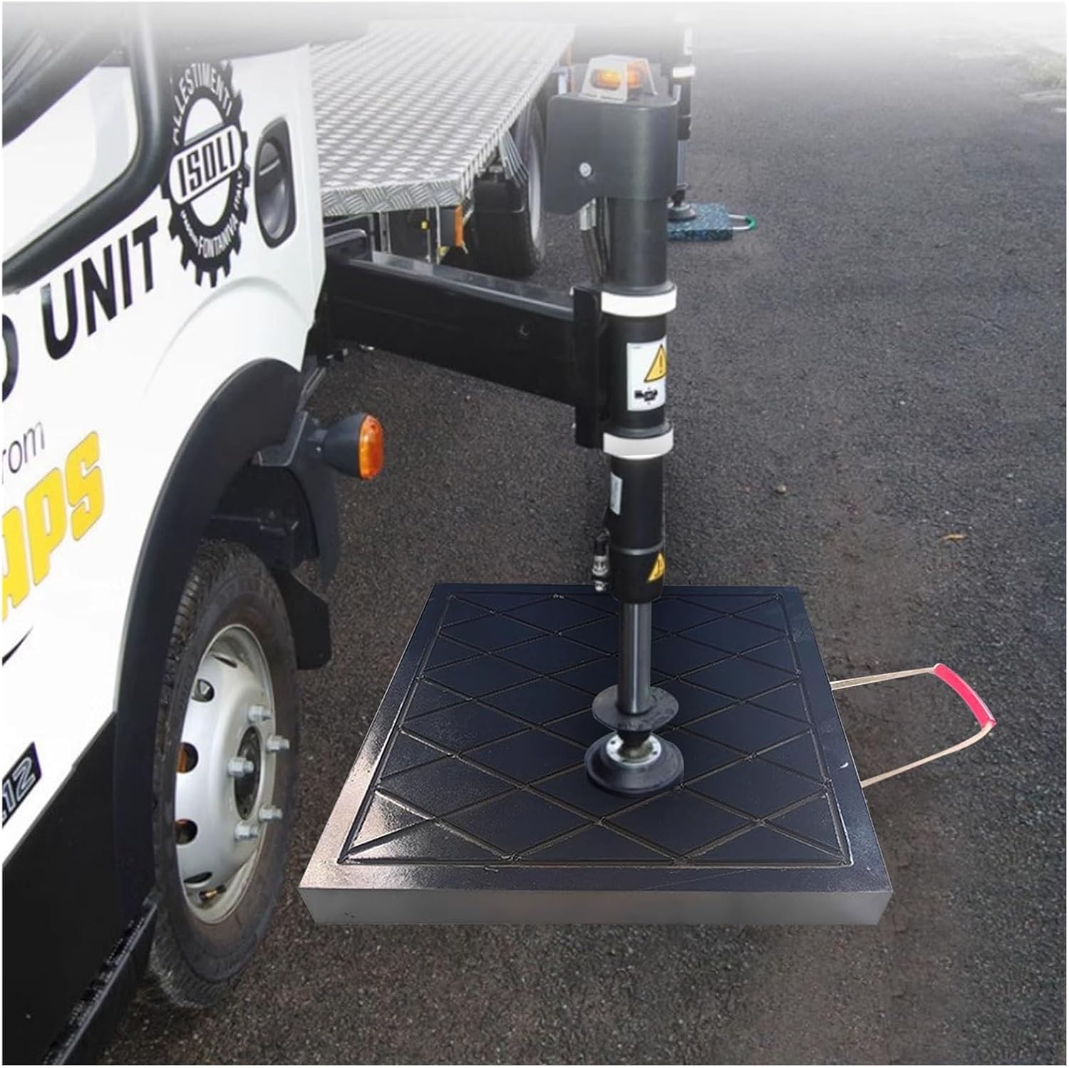 Amazon.com: Outrigger Pads Rv Leveling Pads Black Outrigger Pads 12x12 ...