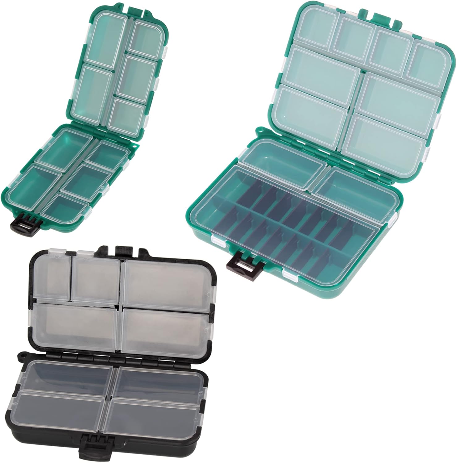 Amazon.com: AOKIVIGOA 3pcs per Set Fishing Tackle Box of Fishing ...