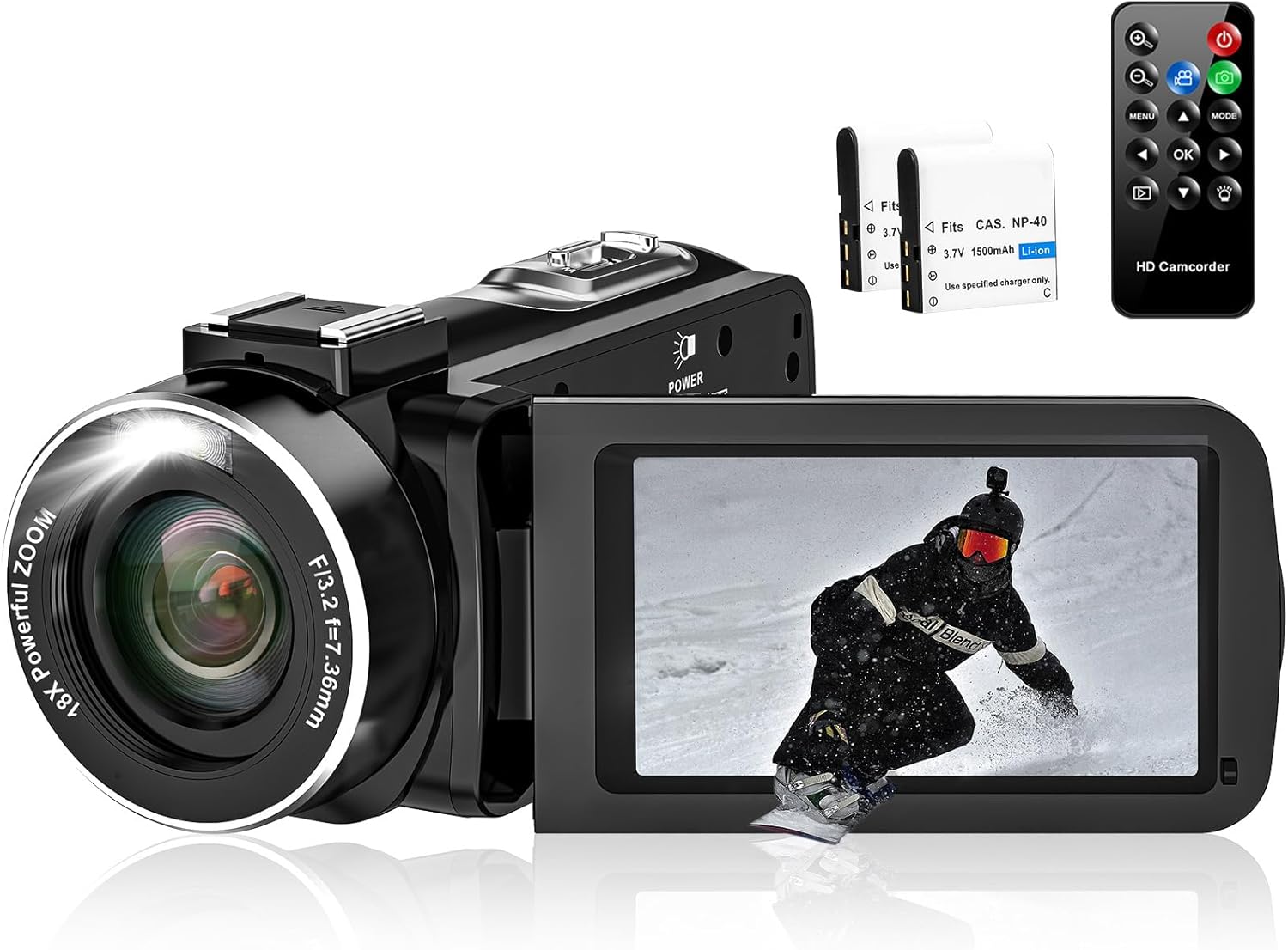 Amazon.com : Video Camera Camcorder, 2.7K Camcorder 48MP 16X Digital ...