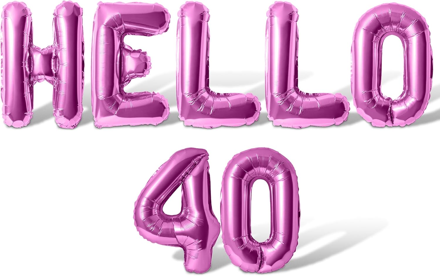 Amazon.com: Letter Balloons - HELLO 40 16" Inch Alphabet Letters Foil ...