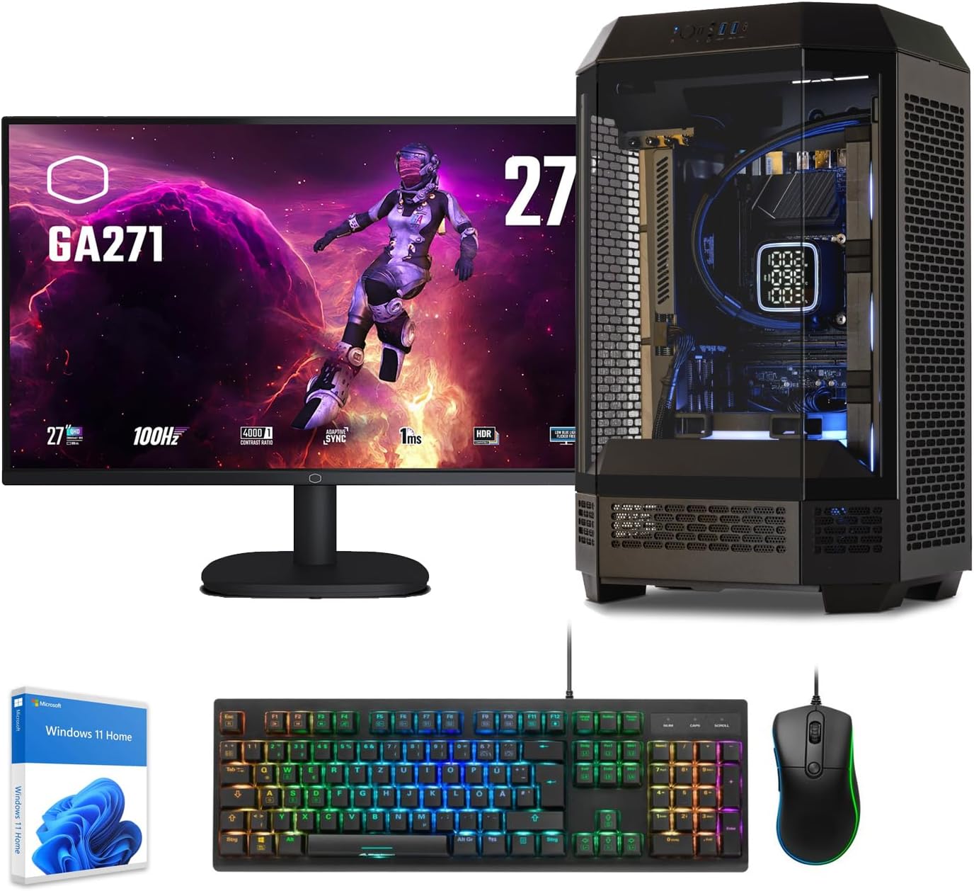 Sedatech Pack PC Gaming Pro V360 • Intel i5-12400F • RTX4060 • 32Gb RAM ...