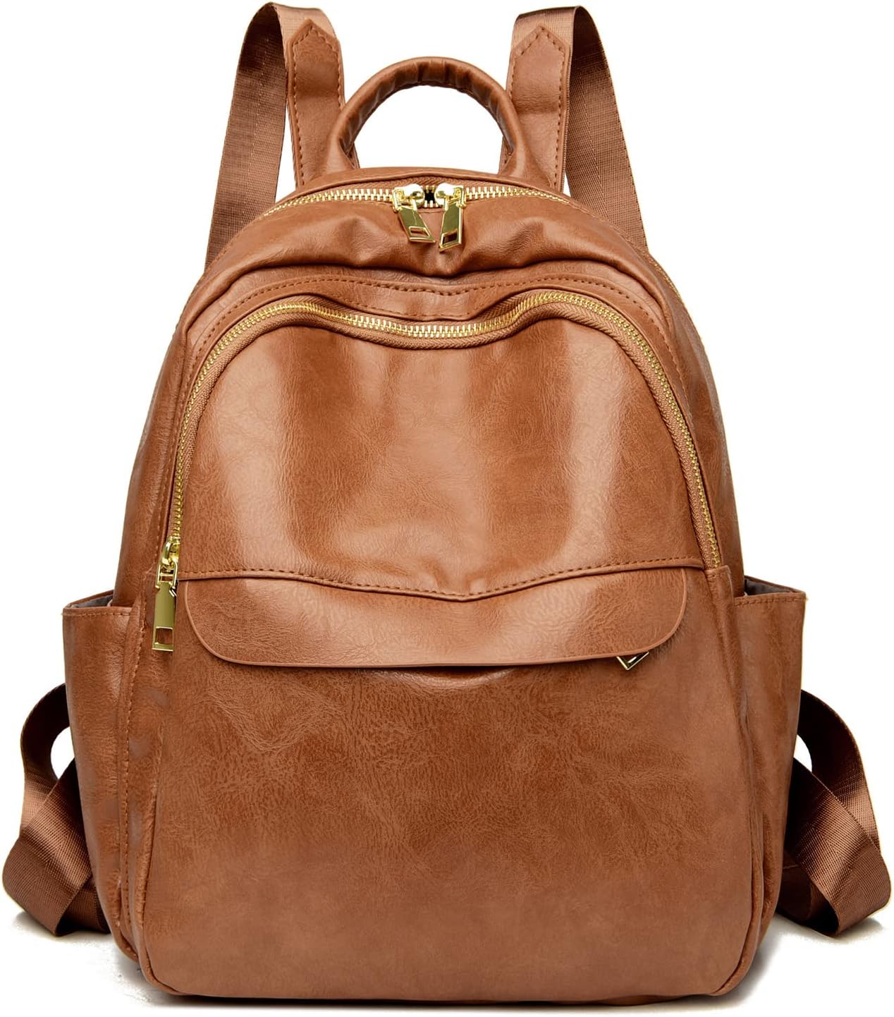 Amazon.com: ZOCILOR Stylish Backpack Purse for Women: Dual Zipper ...