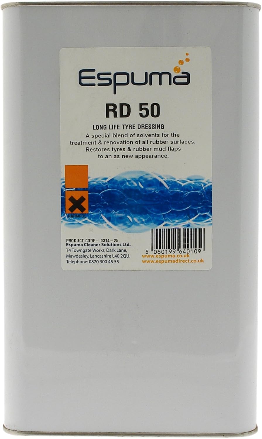 Espuma 0314-05 5L RD50 Long Life Tyre Dressing : Amazon.co.uk: Automotive
