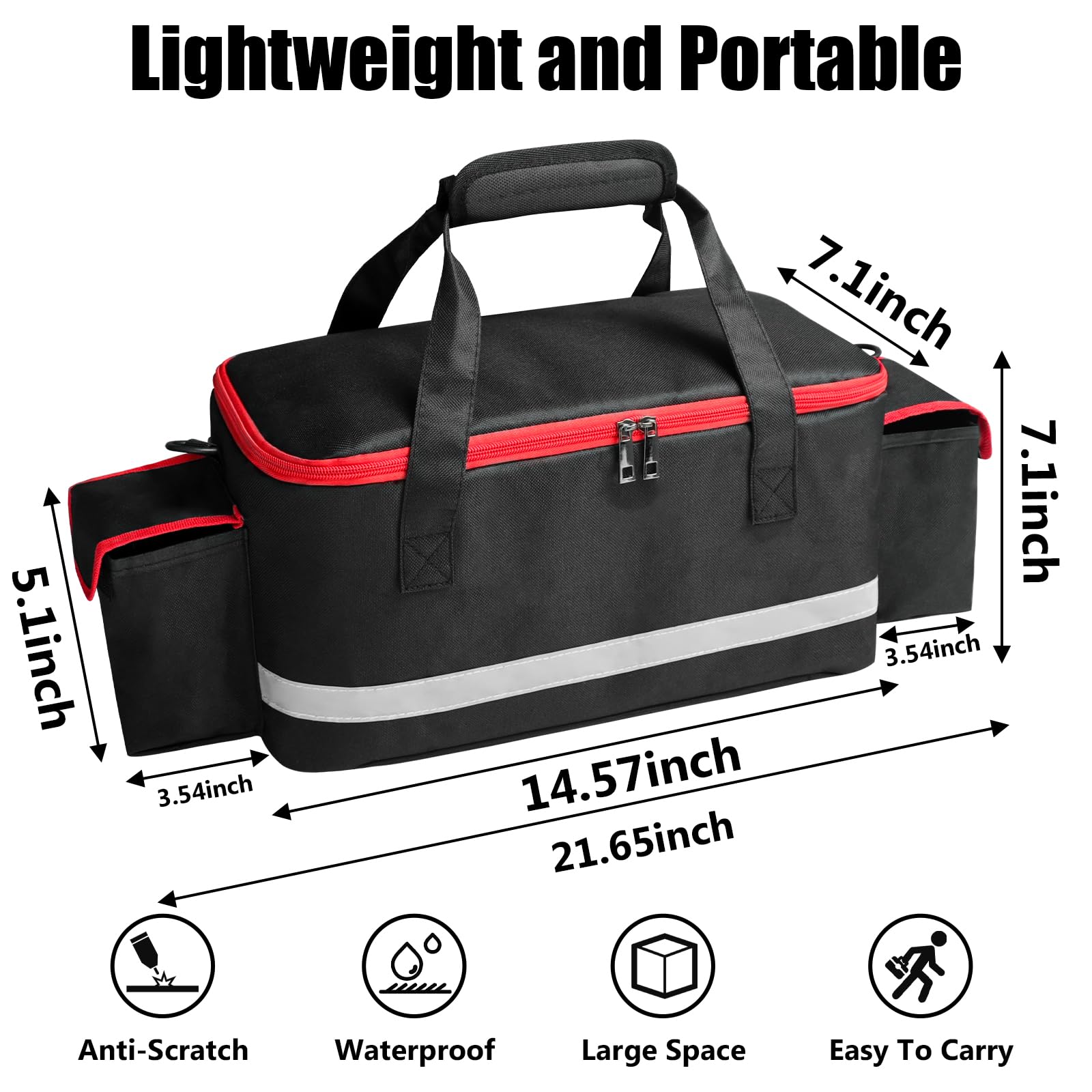 Snapklik.com : Tesuko Air Compressor Tool Organizer Bag Compatible For ...