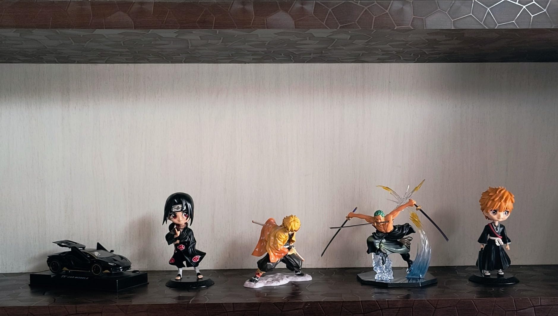 Realmkart Zoro Action Figure Three Sword Style Onigiri Statue with ...