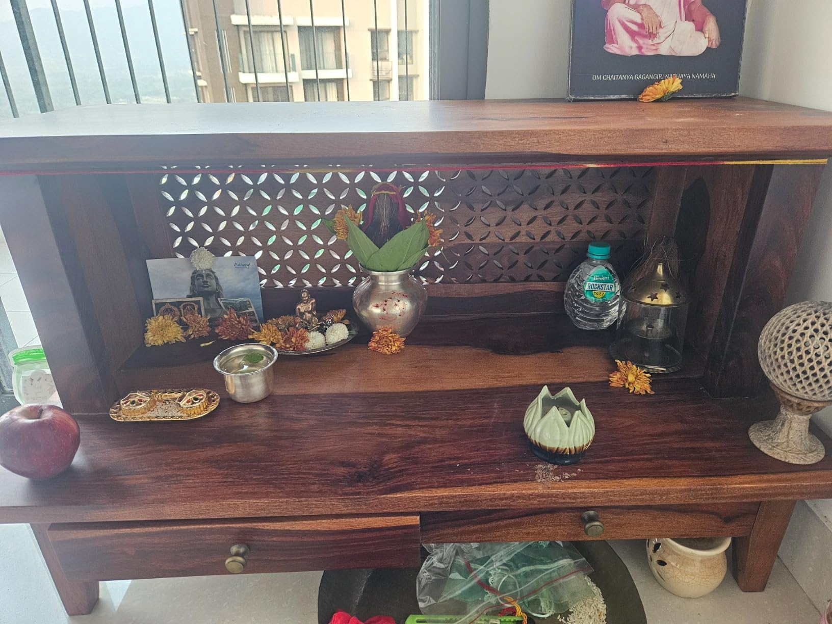 KINGWOOD FURNITURE Winchester Prayer Unit with Two Drawer | Wooden ...