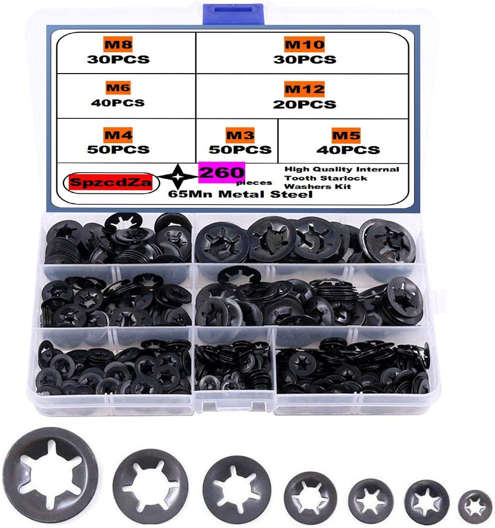 (8-Pack) 1/2" Axle Push Nuts, Dolly Wheel Lock Washers with Oiled ...