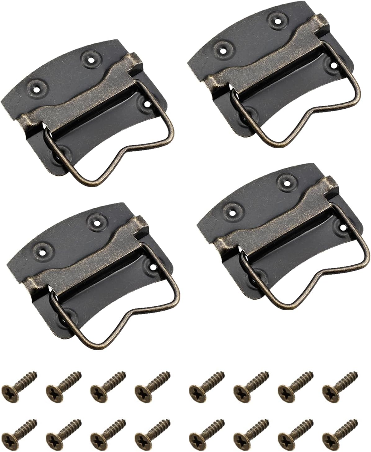 Rannb Chest Handle Stainless Steel Pull Handle Black - Pack of 4 ...