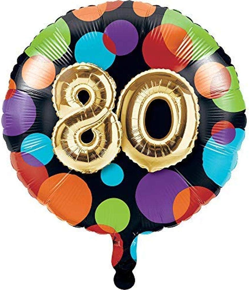 Amazon.com: Creative Converting Miltestone Metallic Balloon, 7.8 ...