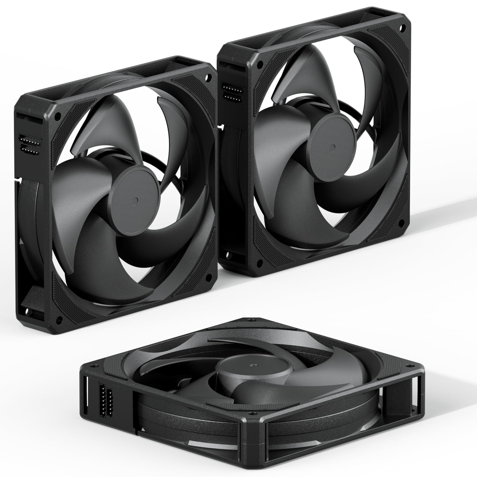 Snapklik.com : upHere U2K Case Fan 120mm Black PWM Silent Computer ...