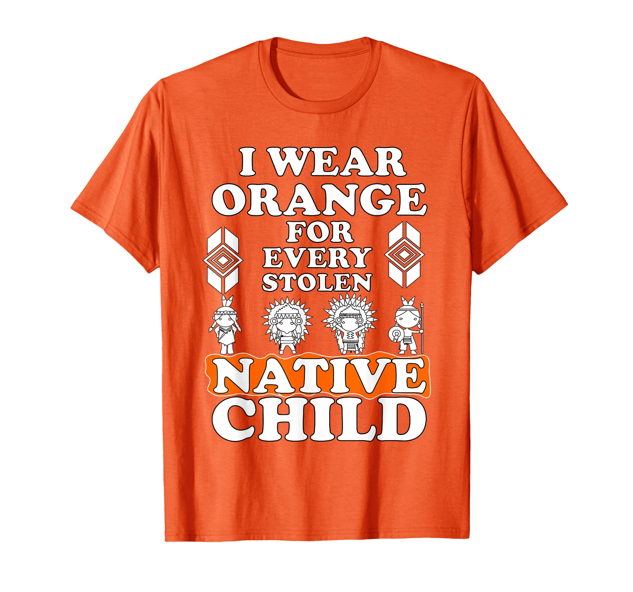 Amazon.com: I Wear Orange For Every American Native Child Indian Pride ...