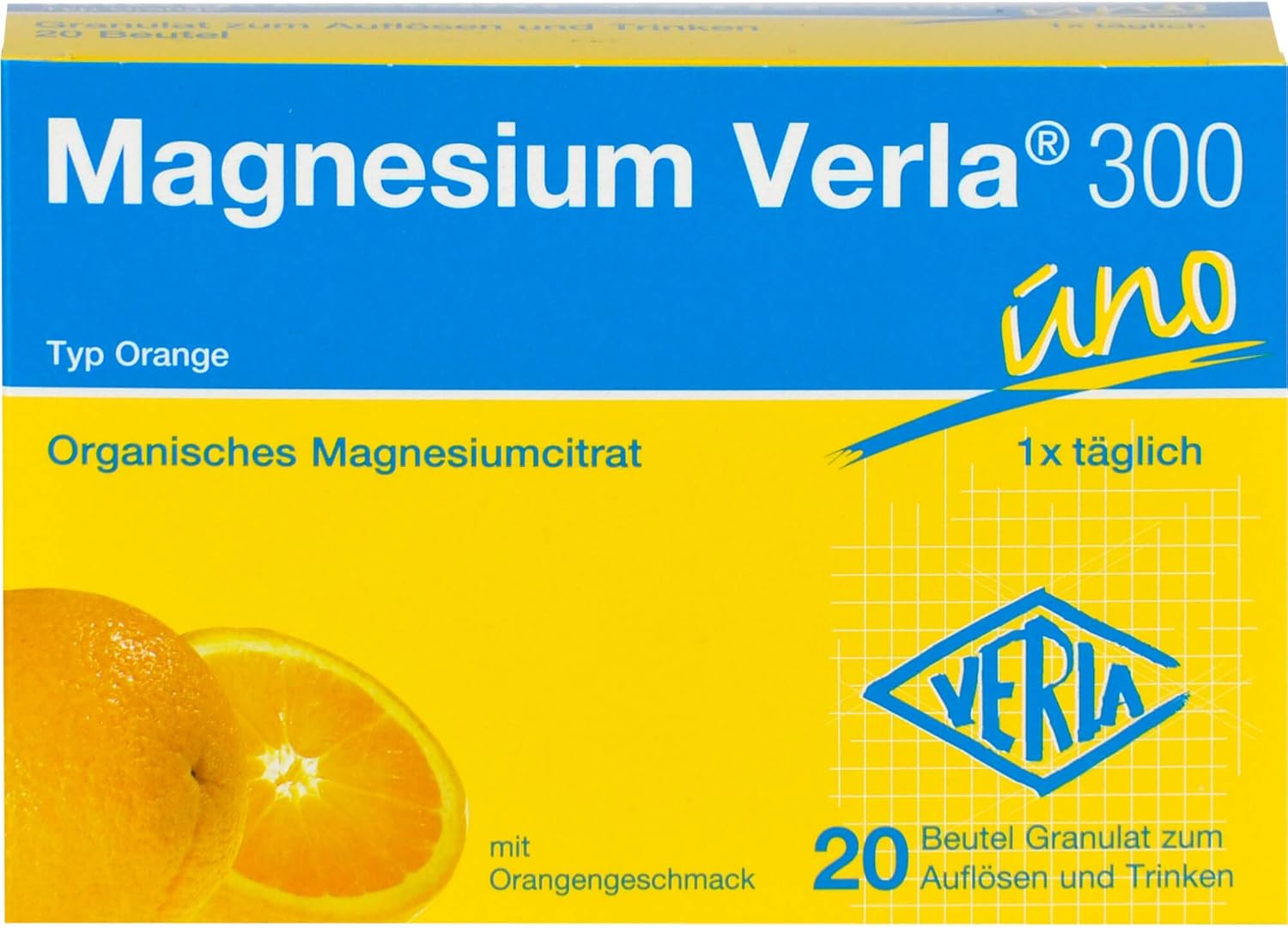 Verla Magnesium Granulat 300 mg, 20 Stück (1er Pack) : Amazon.de ...