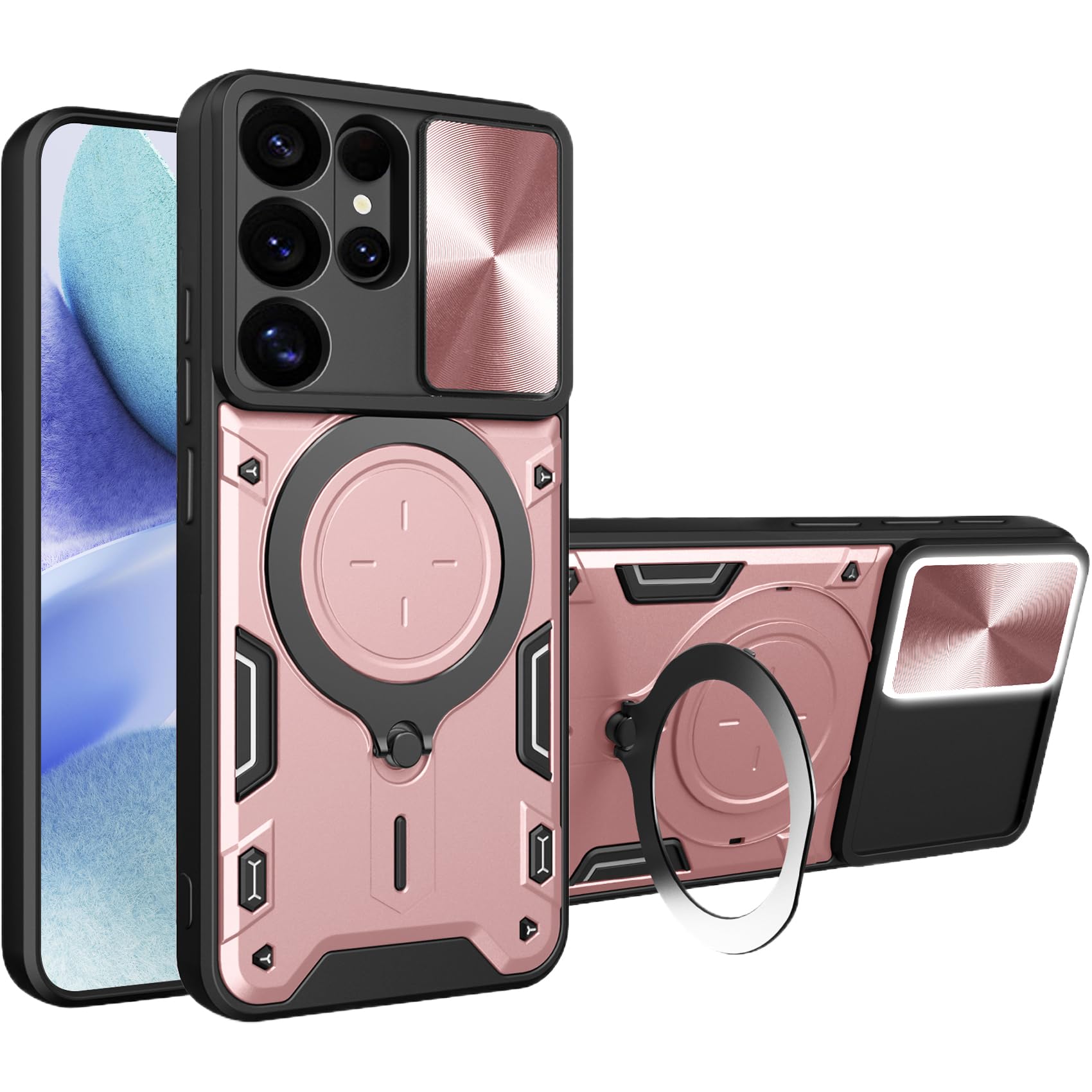 Amazon.com: CCSmall Armor Case for Samsung Galaxy S25 Ultra with Slide Camera Cover for Men ...