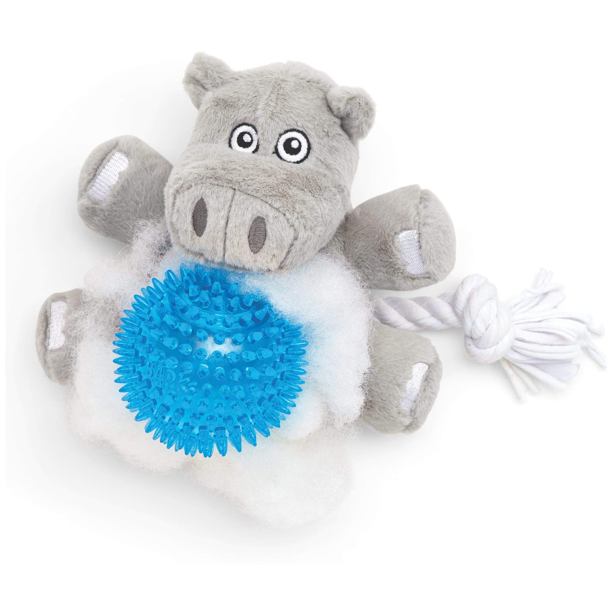 Snapklik.com : Bark Hangry Hangry Hippo Dog Toy