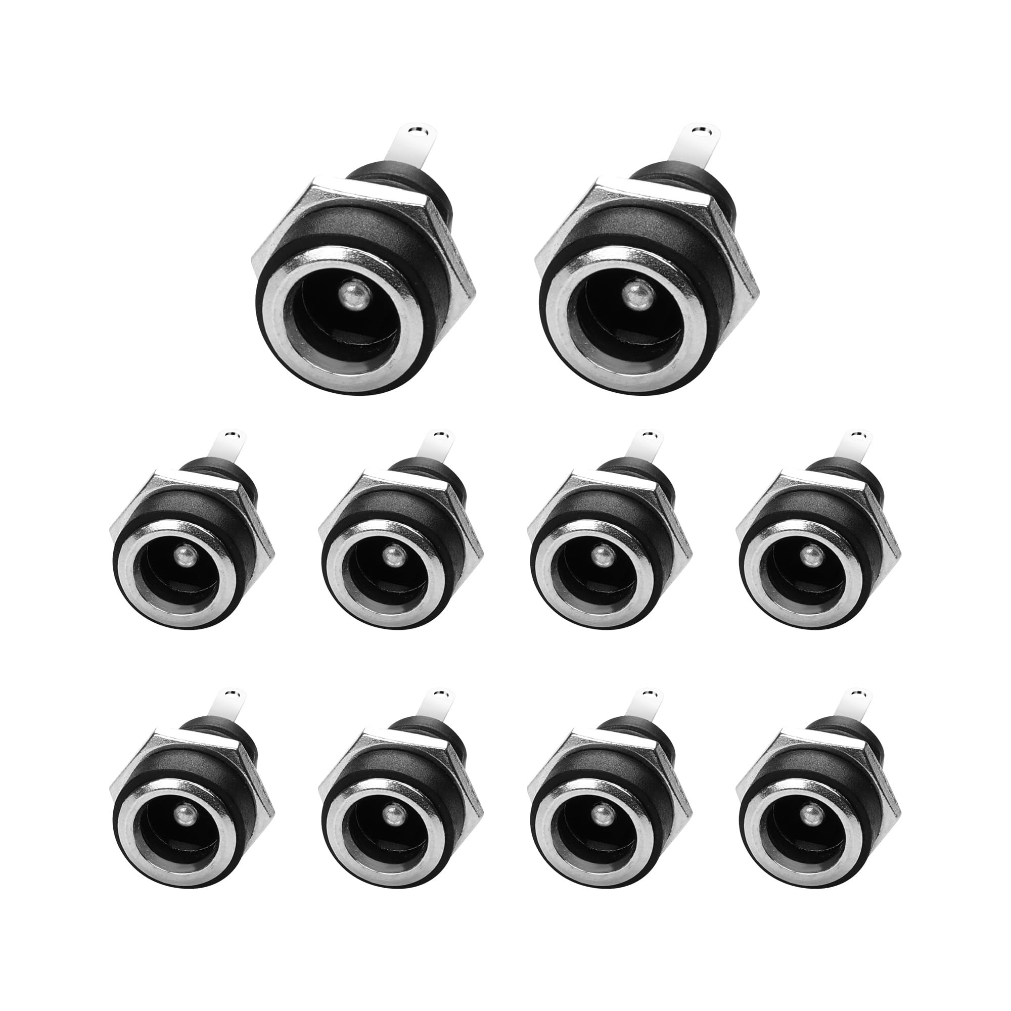 Amazon.com: PNGKNYOCN 10 Pack DC Power Jack Panel Mount Connector,DC 5 ...