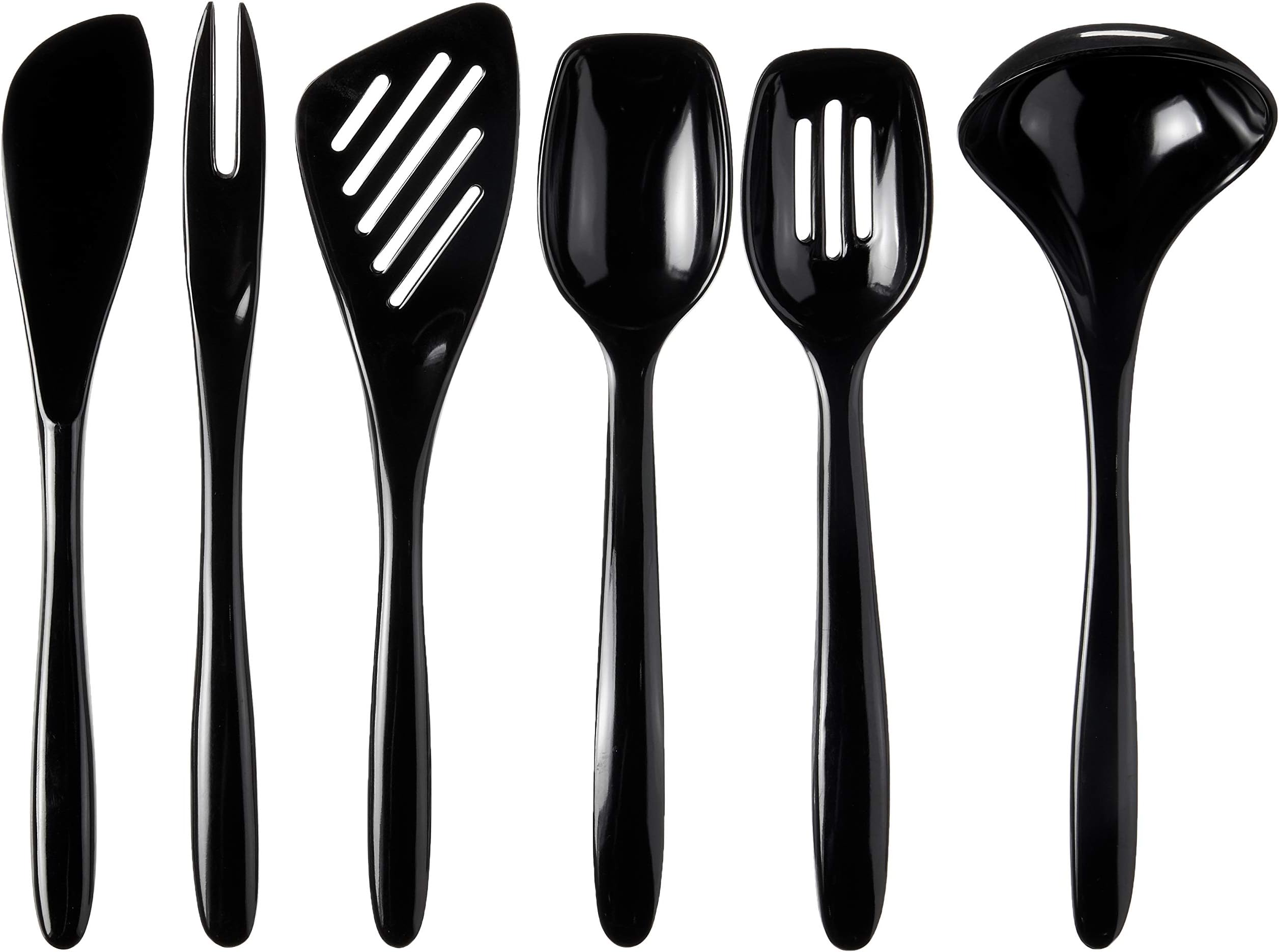 Amazon.com: Hutzler Melamine Cooking Utensils and Crock Set, 6-pc ...