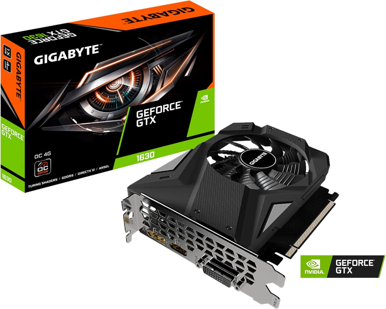 Amazon.com: GIGABYTE GeForce GTX 1630 OC 4G Graphics Card, 4GB 64-bit ...