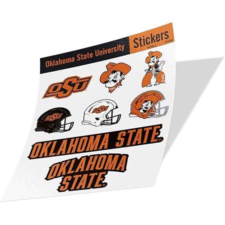 Amazon.com: Craftique Oklahoma State Decal (Reflective O State Decal (4 ...