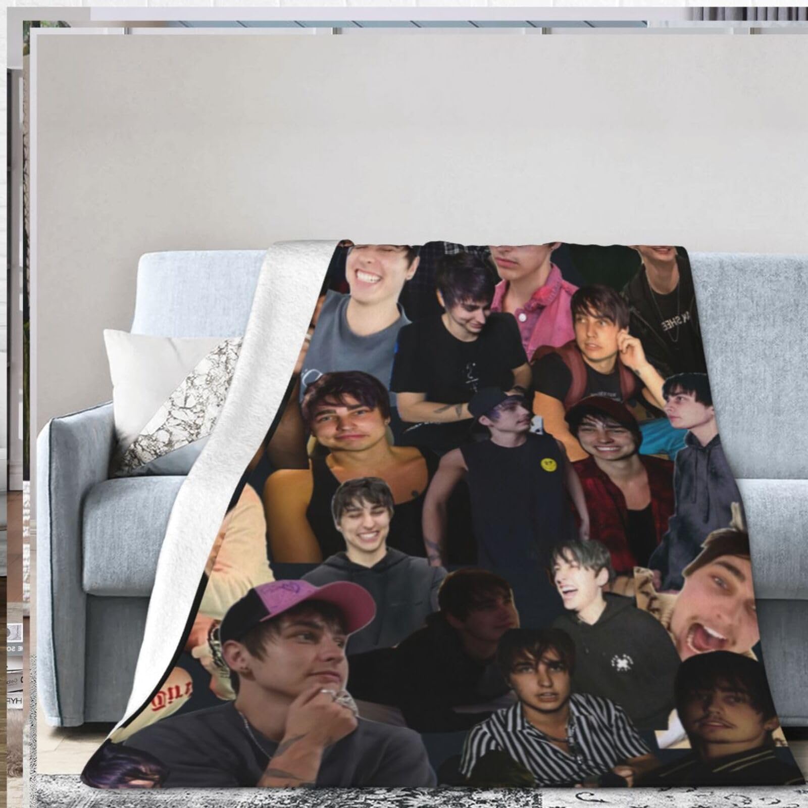 Amazon.com: Ultra Soft Throw Blanket Sam Theme and Colby Flannel ...