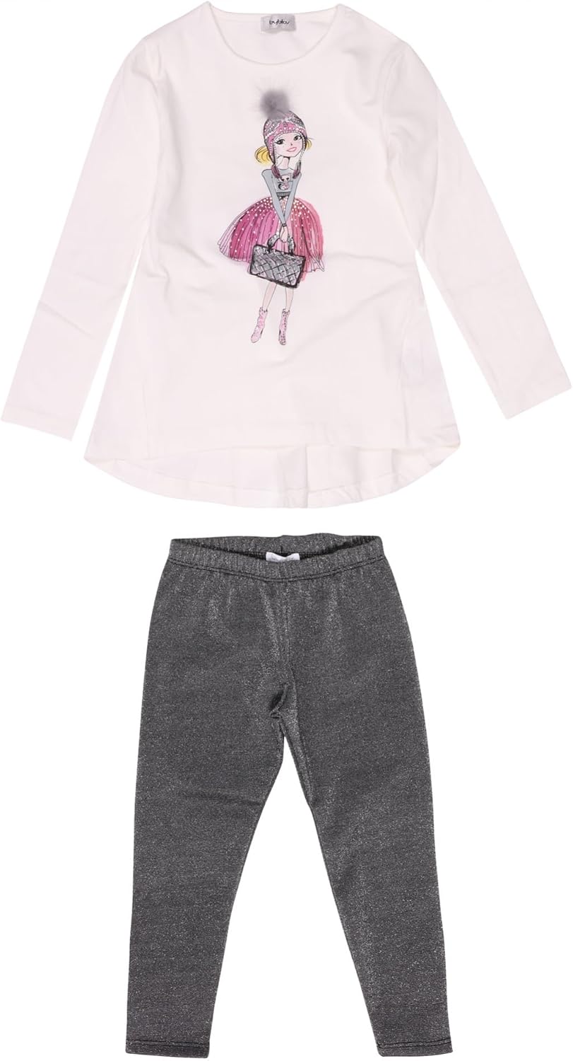 Amazon.com: Byblos Kids Completo Baby Top and Leggings 2 Yrs Panna ...
