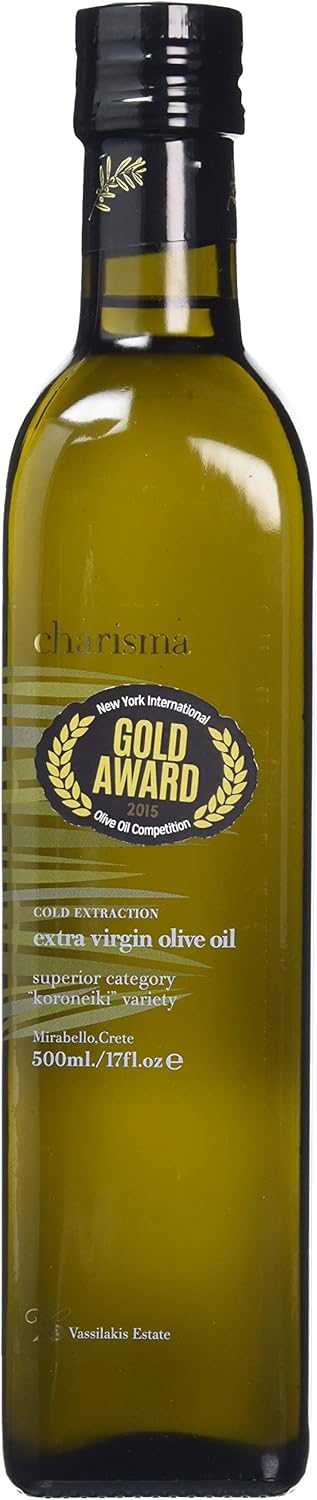 Charisma Greek Extra Virgin Olive Oil from Crete, 500 ml - COLD ...