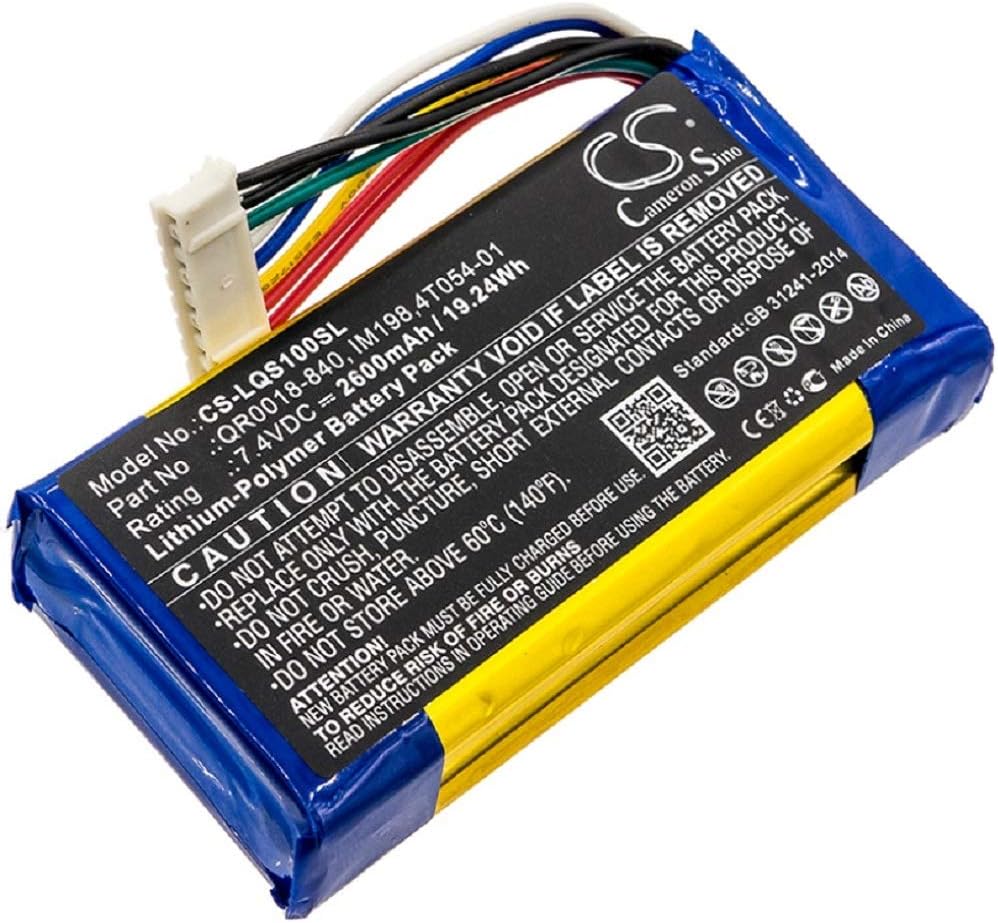 Amazon.com: Replacement for Qolsys IQ Panel Battery - Fully Compatible ...
