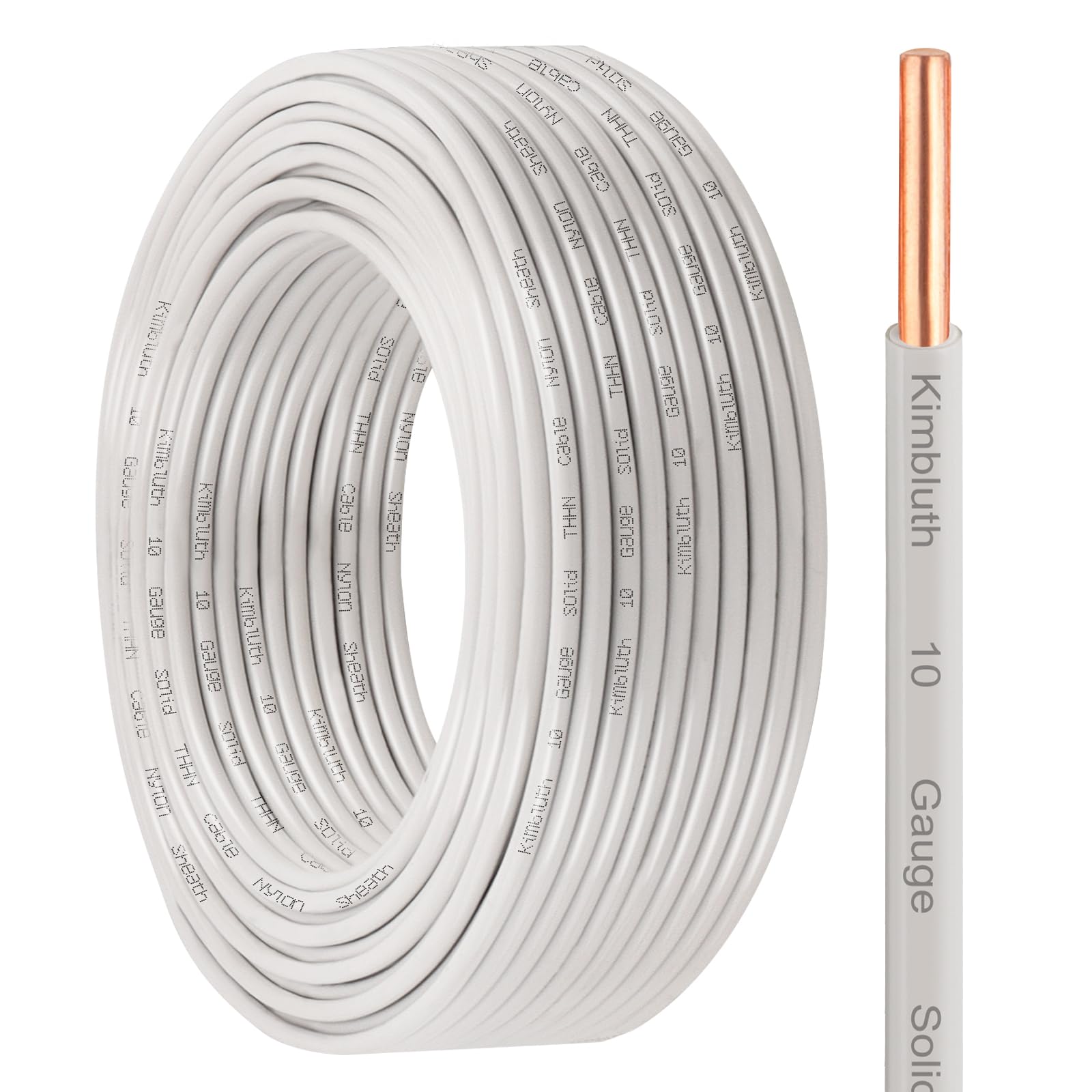 Snapklik.com : THHN Wire 10 Gauge 100 FT OFC Electrical Wire, 10 AWG ...